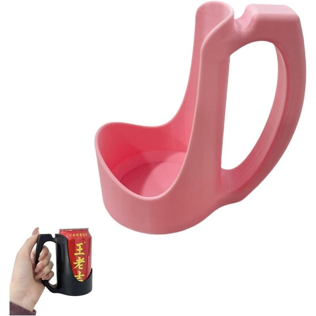 12 Oz Slim Can Holder with Handle, 3D Printed Drink Grip for Red Bull ...