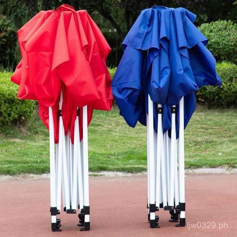 Four-Legged Umbrella Canopy Stall Umbrella Sunshade Outdoor Advertising ...
