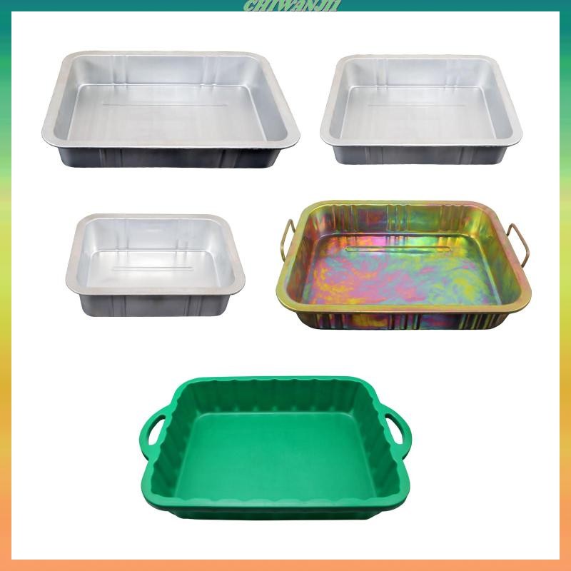 [Chiwanji1] Oil Drain Pan Oil Drain Container Prevents Spills Large ...