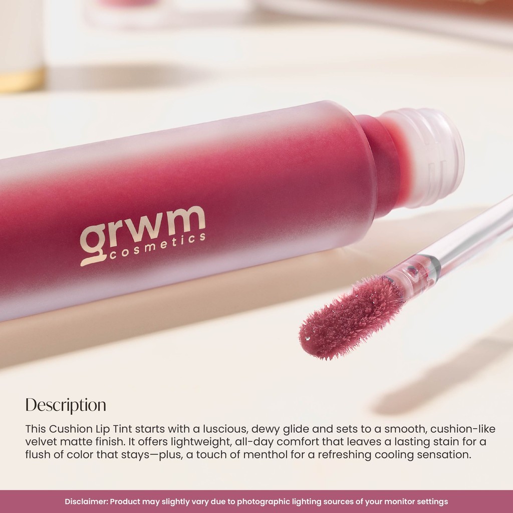 GRWM Cosmetics Cushion Tint - Velvet Lip Stain | Shopee Philippines