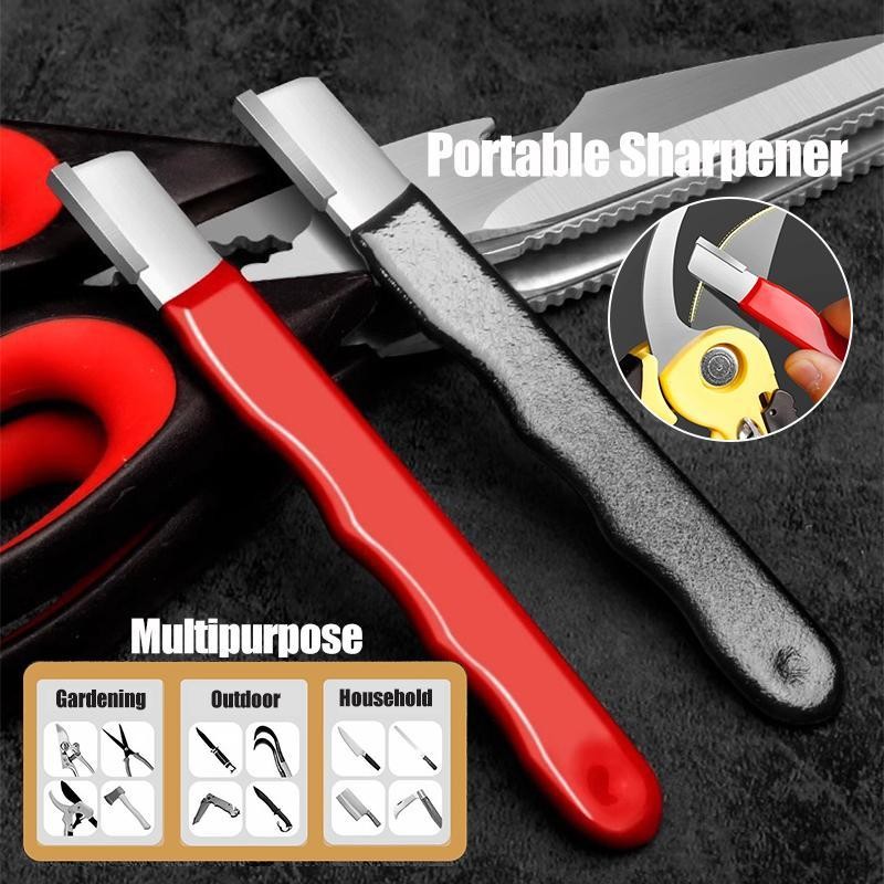 Portable Multi-Function Knife Sharpener for Home Kitchen Garden Alloy ...