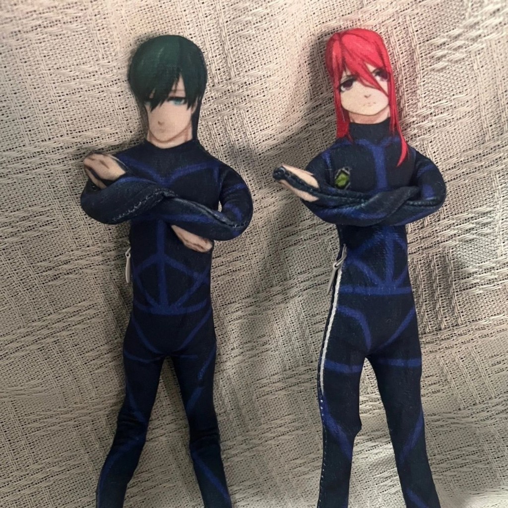 BLUE LOCK Isagi Yoichi Bachira Meguru Doll Anime Game Merch Abstract ...