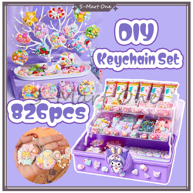 GANTUNGAN SM 303/825/522Guka Set DIY Keychain Set Keychain Set Deluxe ...