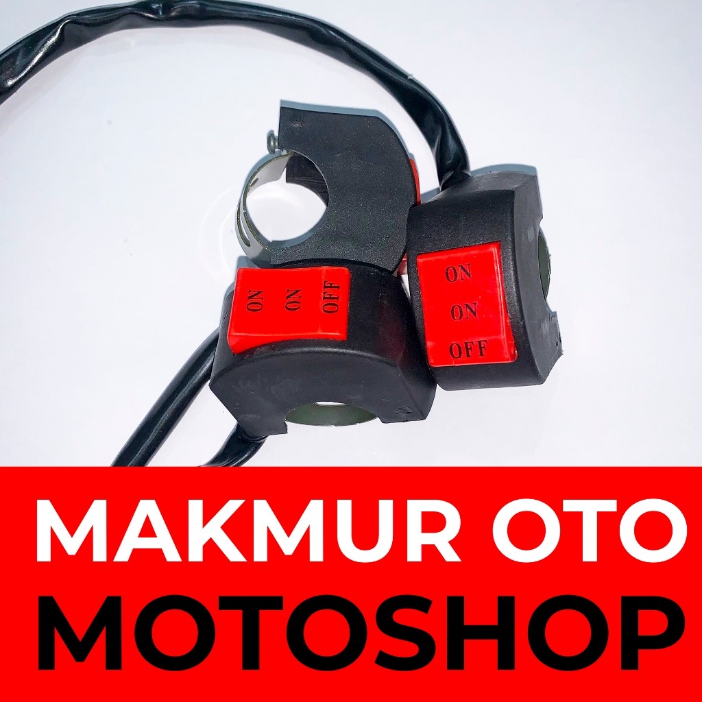 Motorcycle Handlebar Switch 2 Power Modes On Off Switch Laser Beam LED ...
