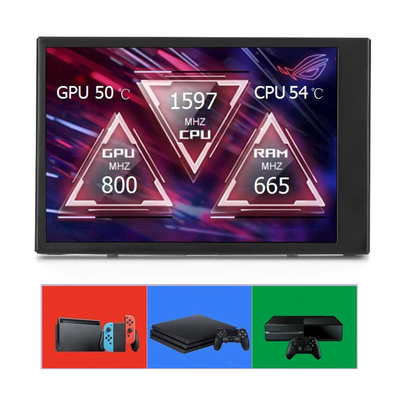 Second Monitor Drive Free 3.5inch LCD Second Screen Dual Type-C ...