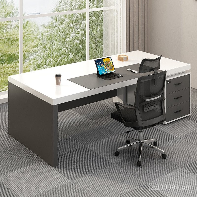 Office Desk Boss Desk Simple Modern Chairman President Desk Executive ...