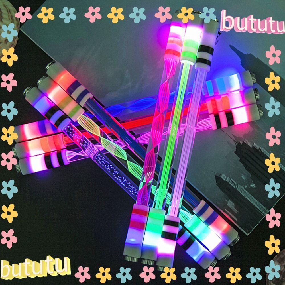 BUTUTU Spinning Pen Aggravated Spin Toy Release Pressure Pocket Led ...