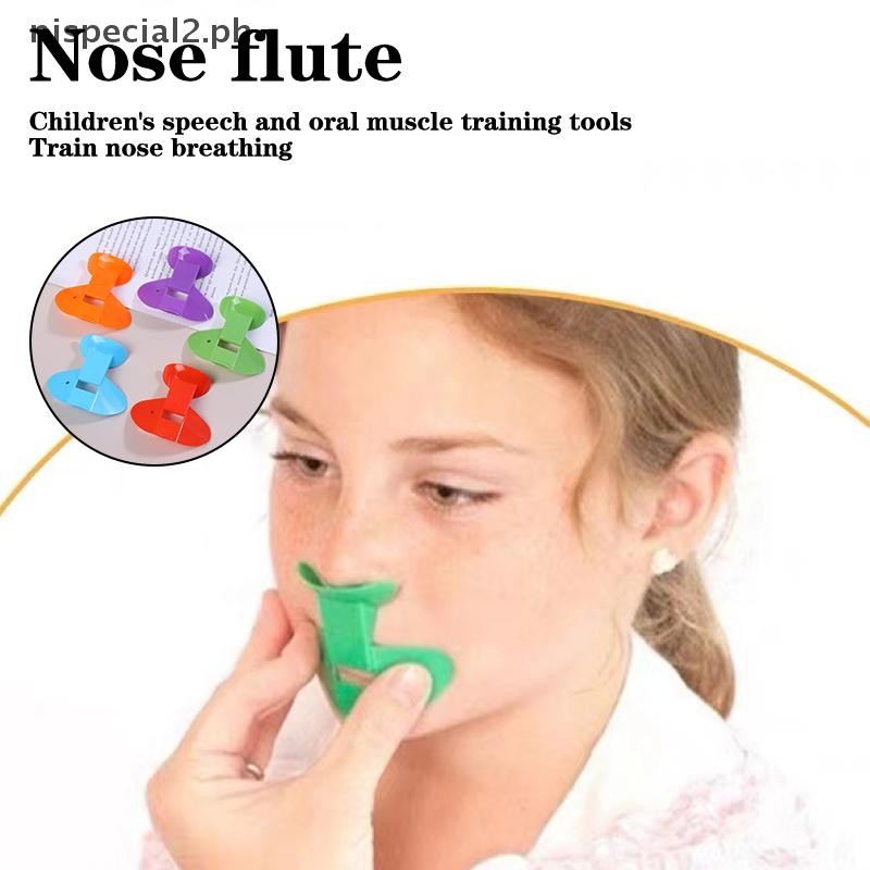 [Nispecial] Kids Nose Flute Plastic Flute Dark Blue Nose Training ...
