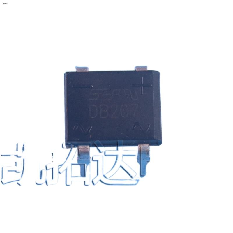 COD☆[Inline/SMD 4 feet] DB207 DB207SDIP-4 bridge stack 2A 1000V ...