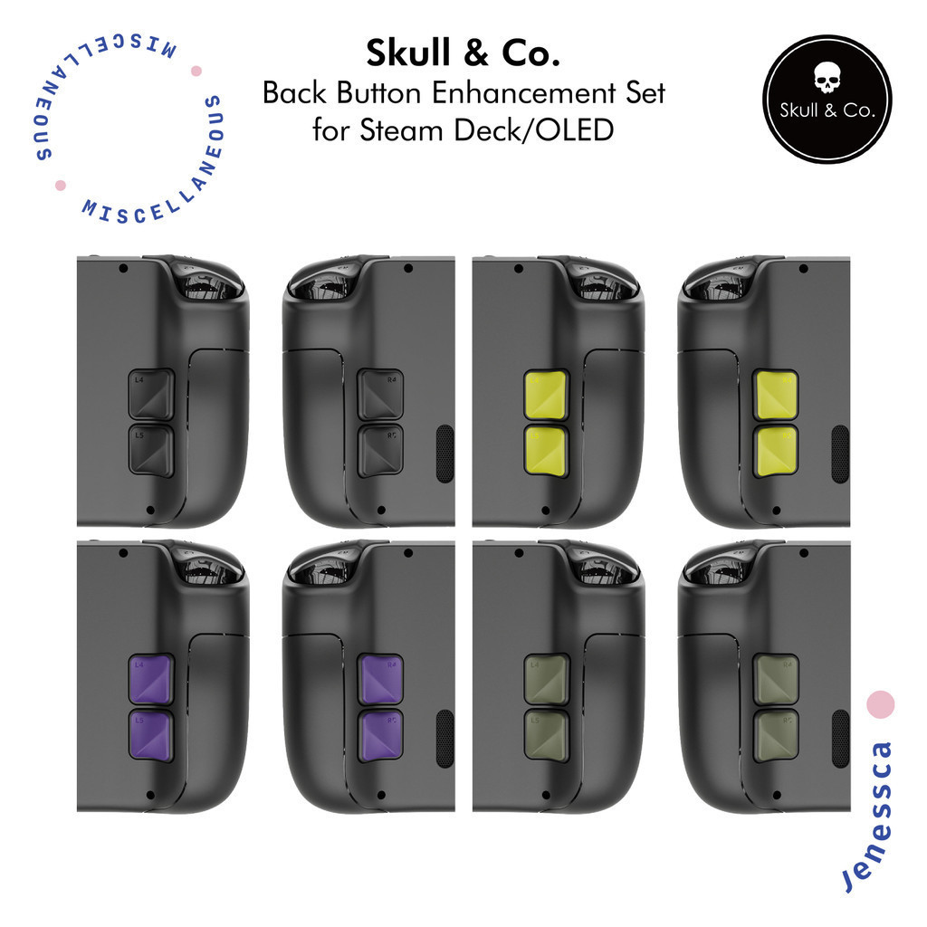 TOMBOL Skull & Co. Steam Deck Back Button Enhancement Set Steam Deck ...