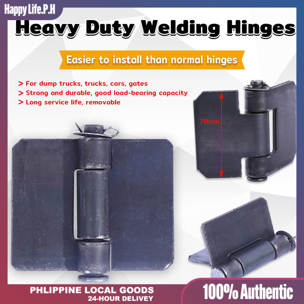 Welding Hinge Heavy Duty Truck Hinges Iron Gate Hinges Hardware Accessories | Shopee Philippines