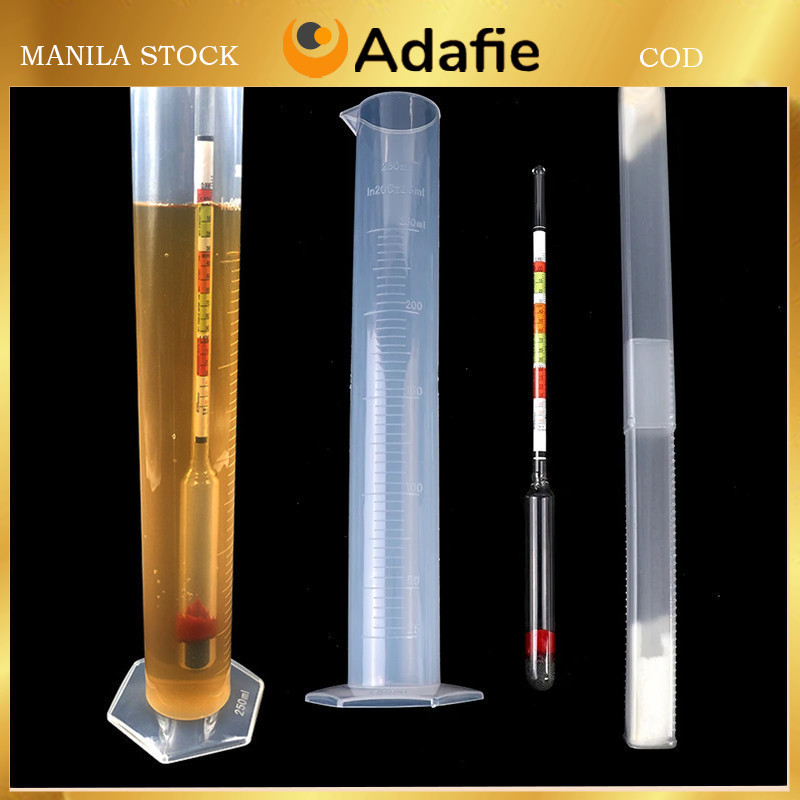 Brewed Wine Sugar Meter Professional Triple Scale Hydrometer Self ...