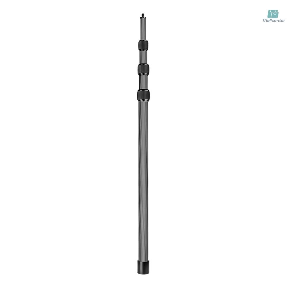 Handheld Microphone Boom Arm 4-Section Extendable Mic Arm Carbon Fiber ...