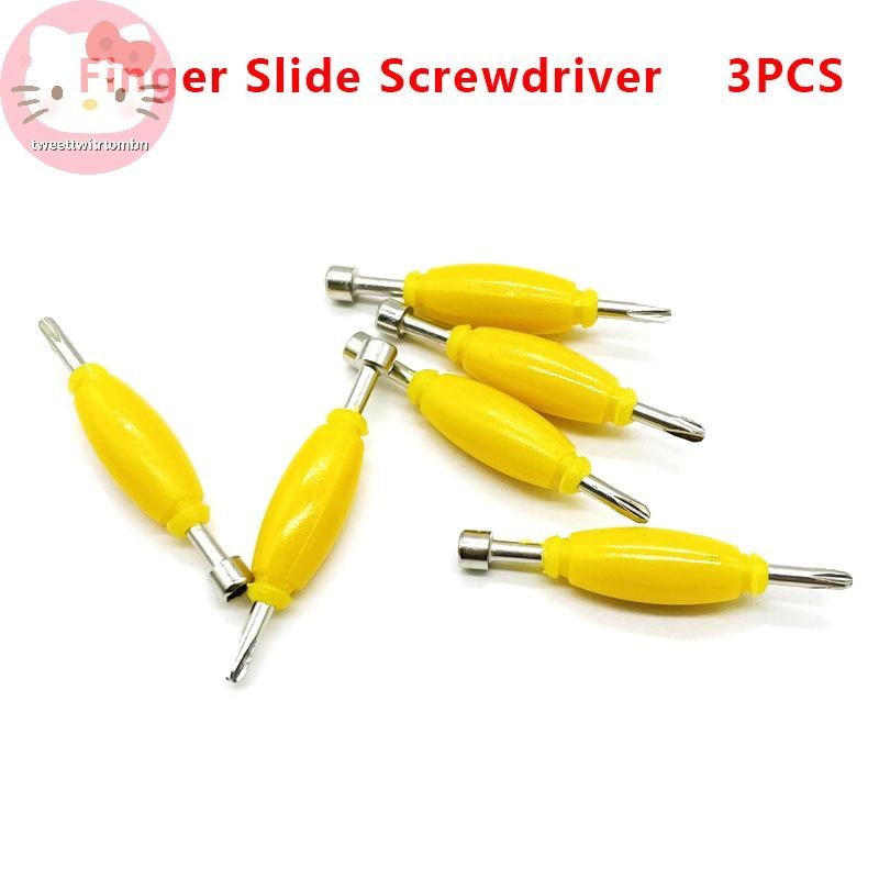 tweettwitombn 3PCS Finger Skateboard Screwdriver Double Head Hexagon ...