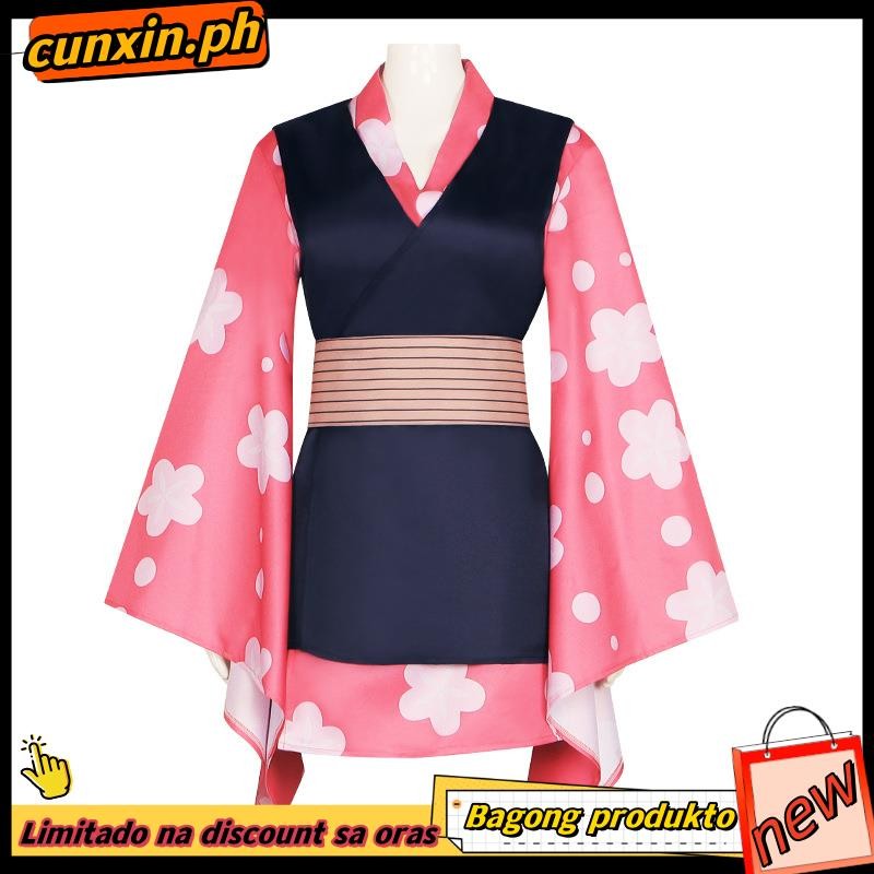 Anime Demon Slayer Kimetsu No Yaiba Makomo Cosplay Clothing Full Set ...