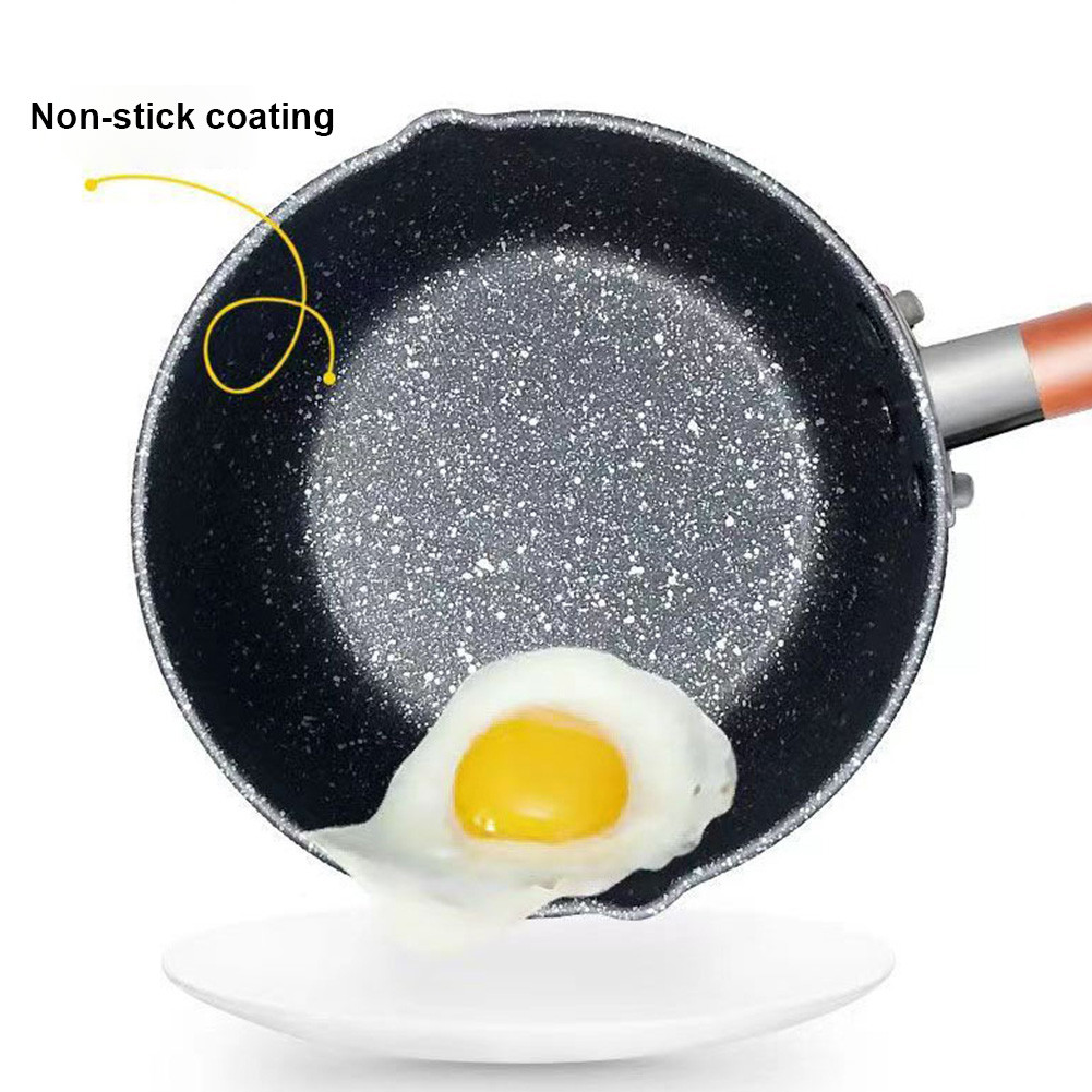♚WM♚ Nonstick Medical Stone pot 16/18/20/22CM Milk Cooking Pot with Lid ...