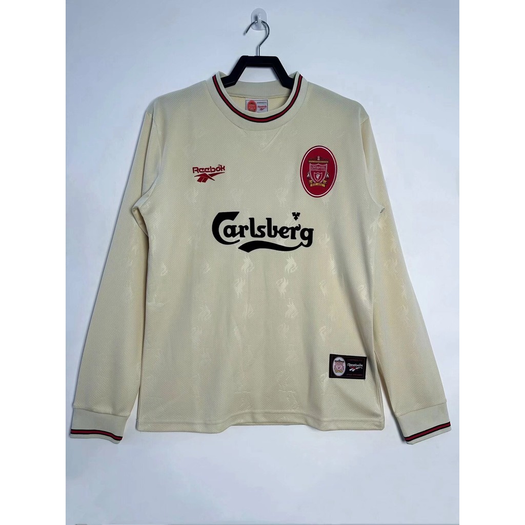 9697 Liverpool away retro football jersey AAA+high-quality long sleeved ...