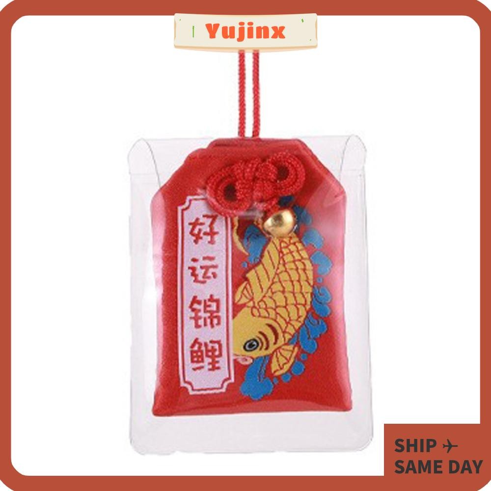 YUJINX Lucky Charm, Japanese Prayer Fortune Chinese Pendant, Small ...
