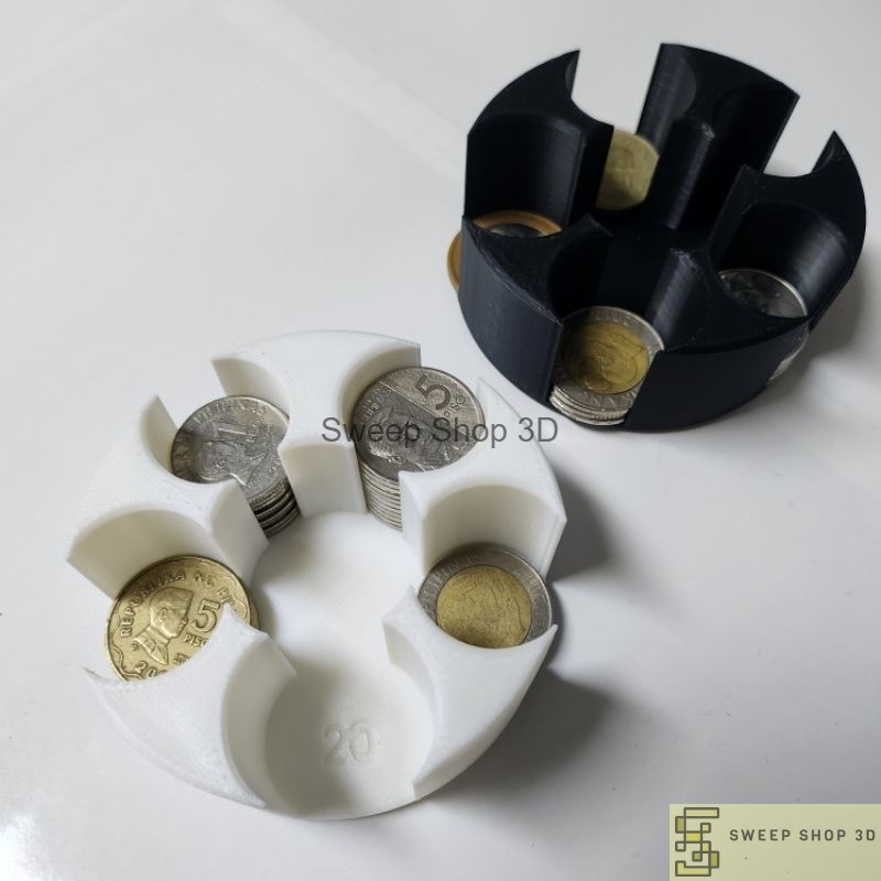 Coin Sorter Organizer for PH Coins Old and New 3D Printed | Shopee ...