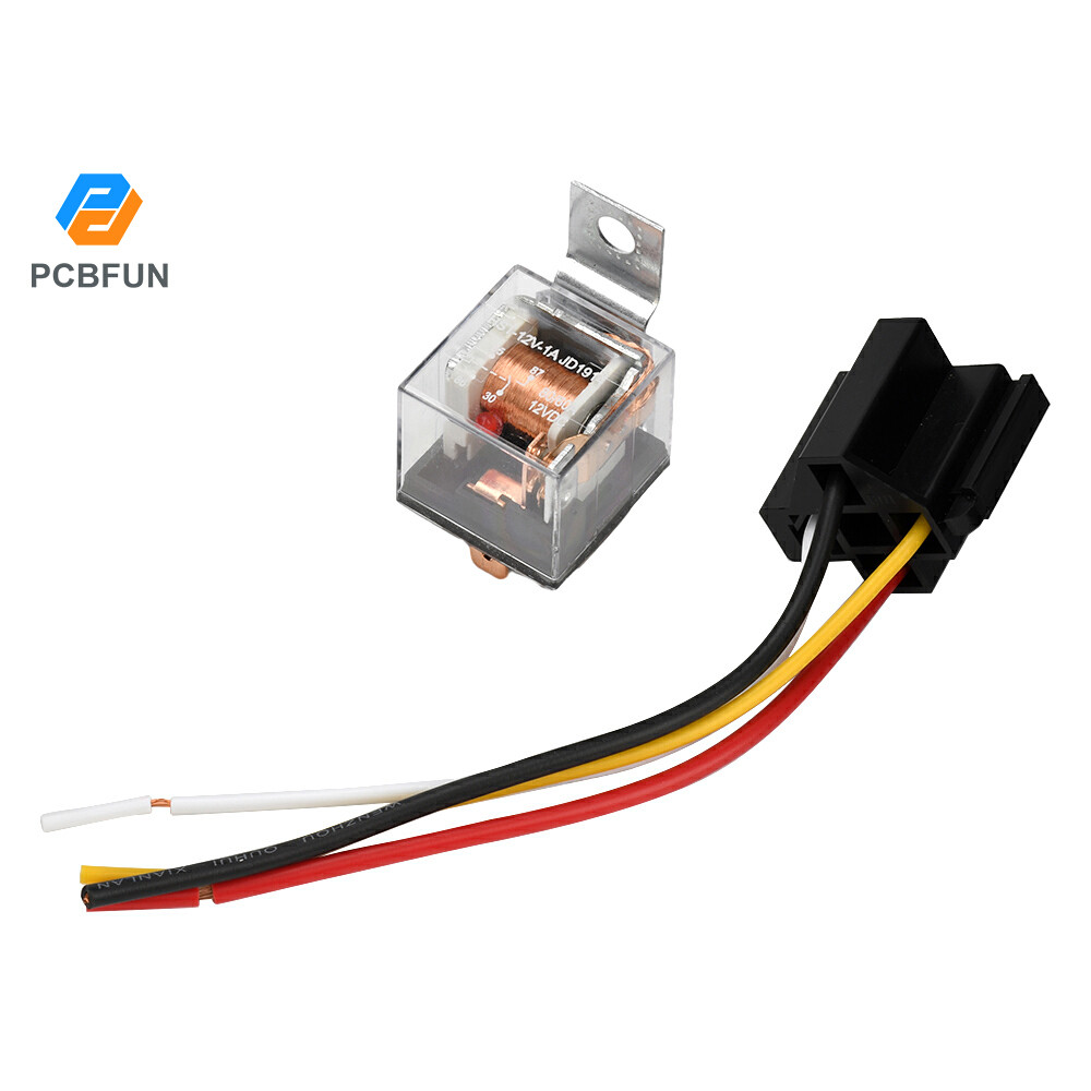 Pcbfun JD1914/JD2914 80A Automotive Relay 4-pin 5-pin Dual Contact ...