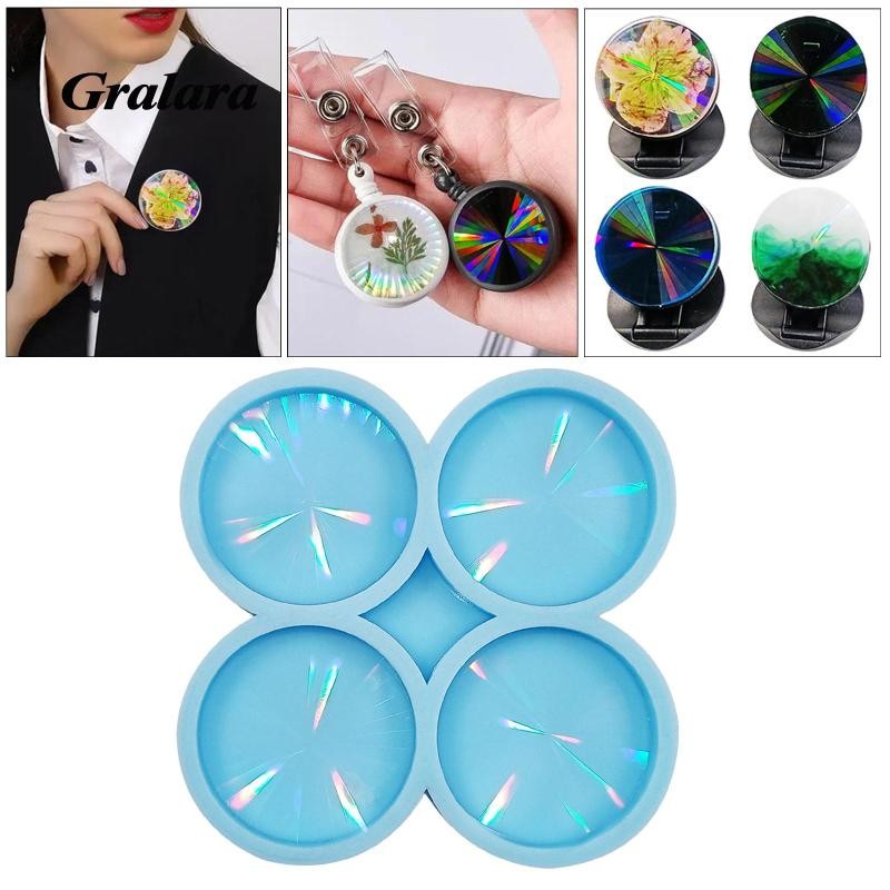 [Gralara] Holographic Phone Grip with Light and Shadow Resin Casting ...