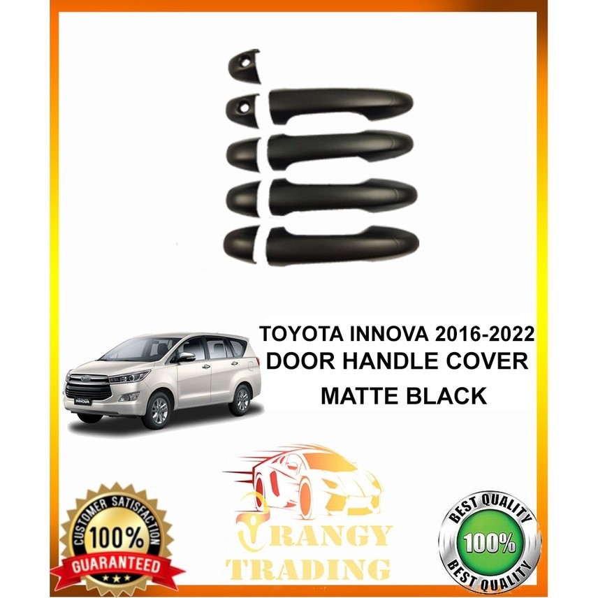 Toyota Innova 2016 to 2025 Door handle cover matte black 2017 2018 2019 ...