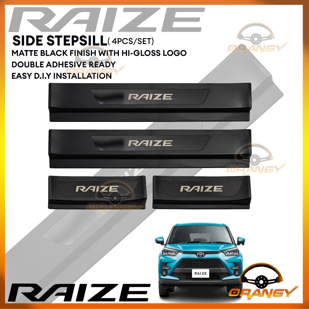 Toyota Raize 2020 to 2025 OEM Side Stepsill / Door Step Sill Protector ...