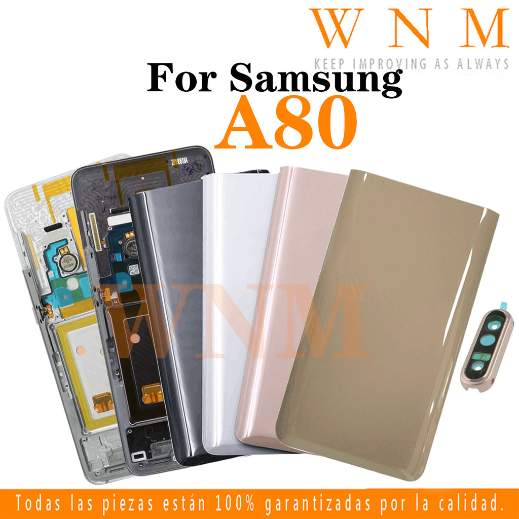 For Samsung Galaxy A80 A805 A805F SM-A8050 LCD Front Frame Bezel Back ...