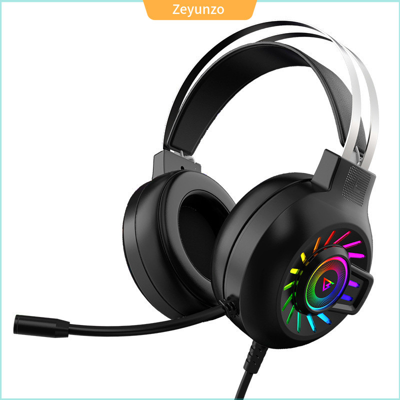 RGB Gaming Headset with Mic 7.1 Surround Sound Wired Over-Ear ...
