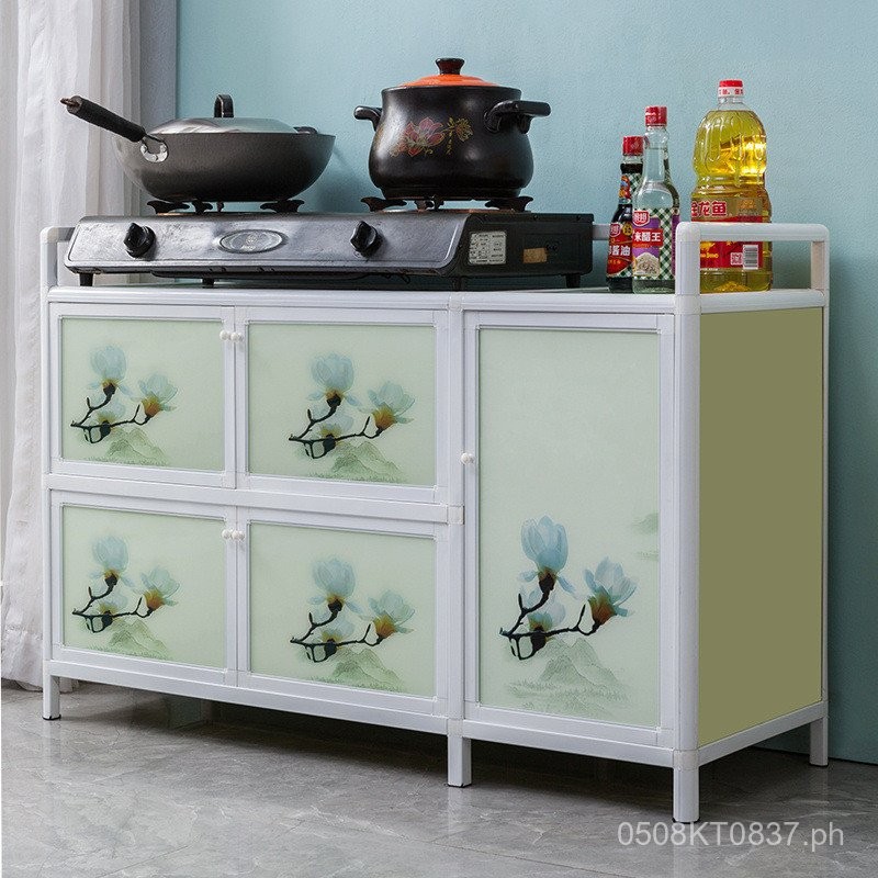 Aluminum Alloy Storage Cabinet Household Bowl Cabinet Small Cabinet ...