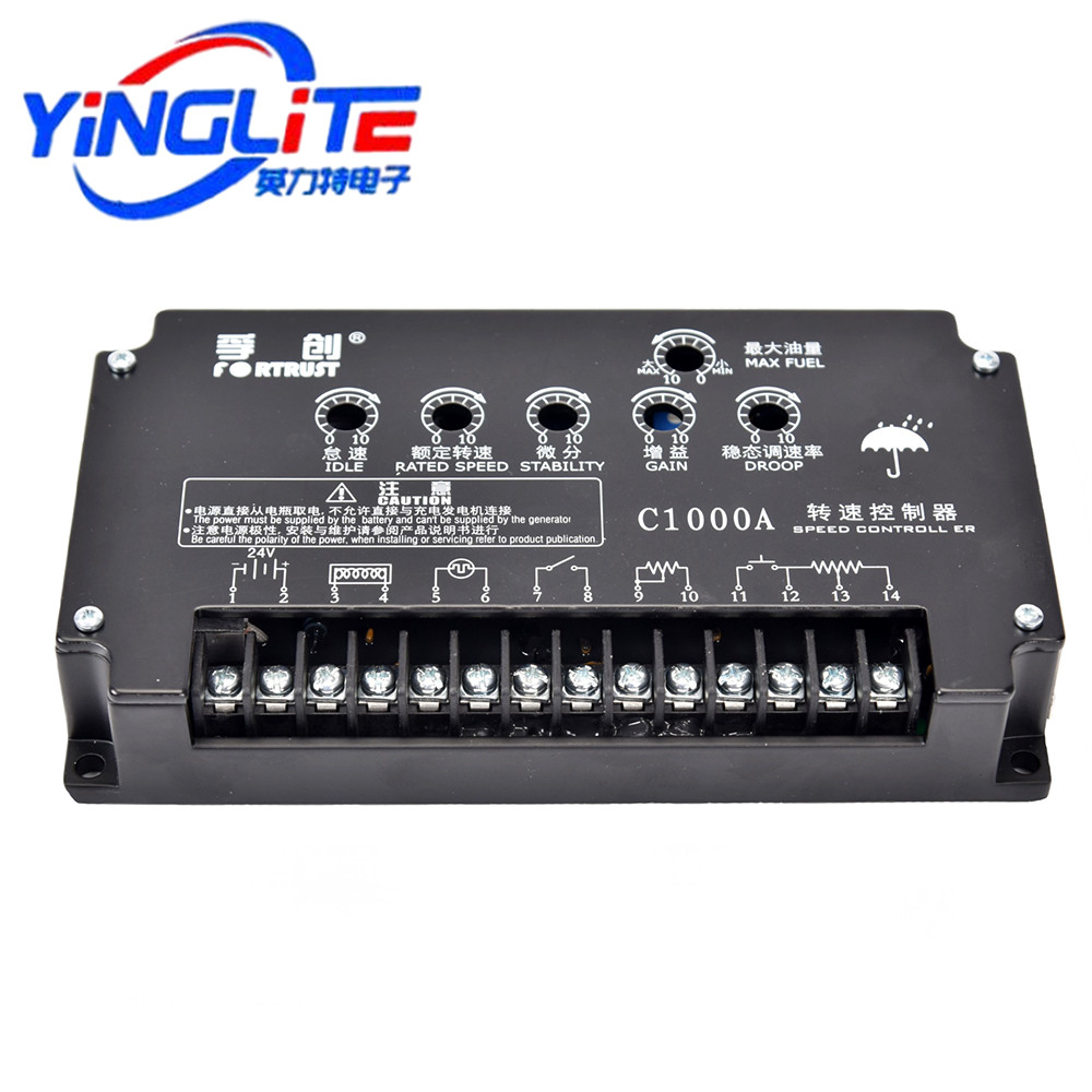 C1000A Fortrust Speed Governor 24V Original Diesel Generator Automatic ...