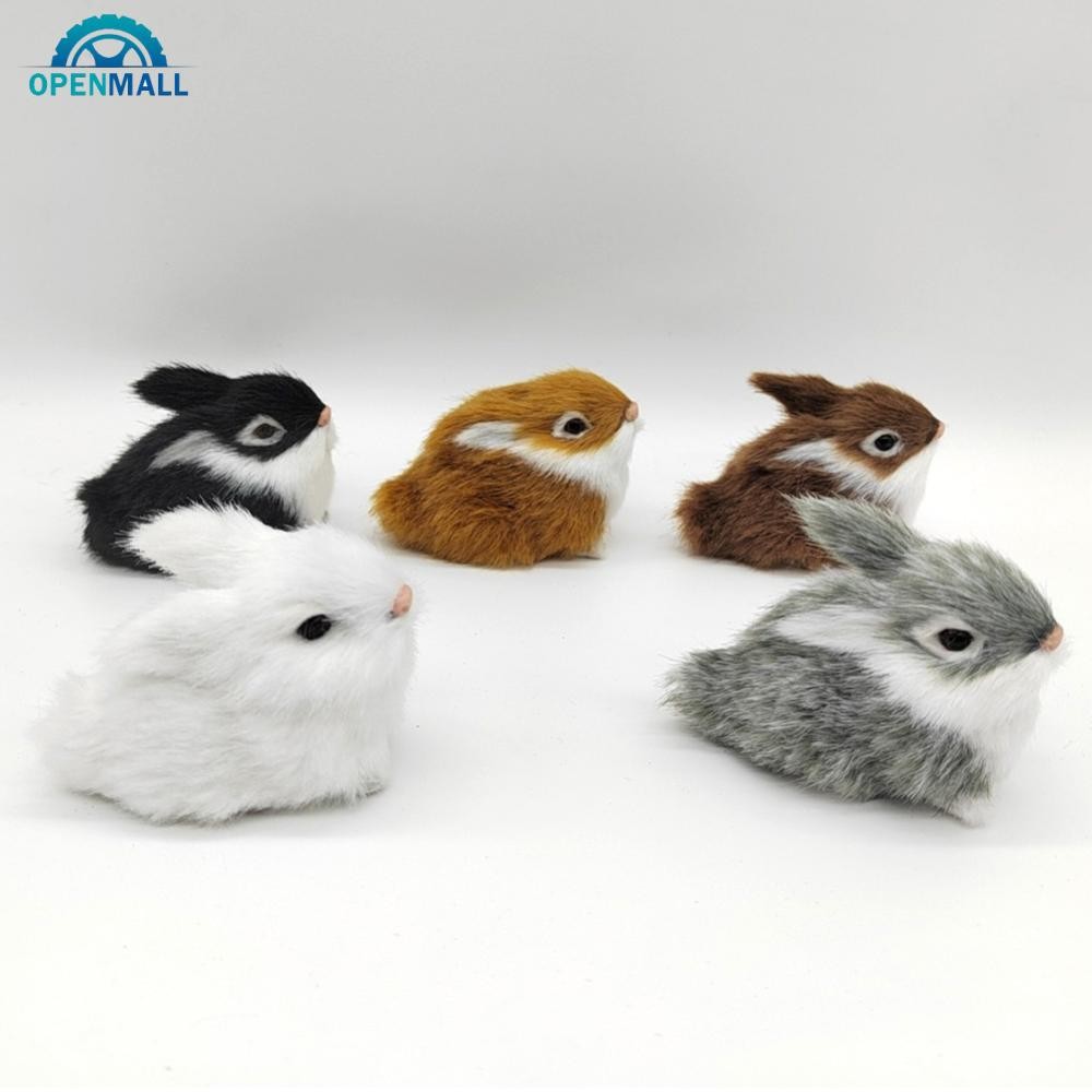 OPENMALL Simulation Rabbit Plush Toy Children Cognition Model Figurine ...