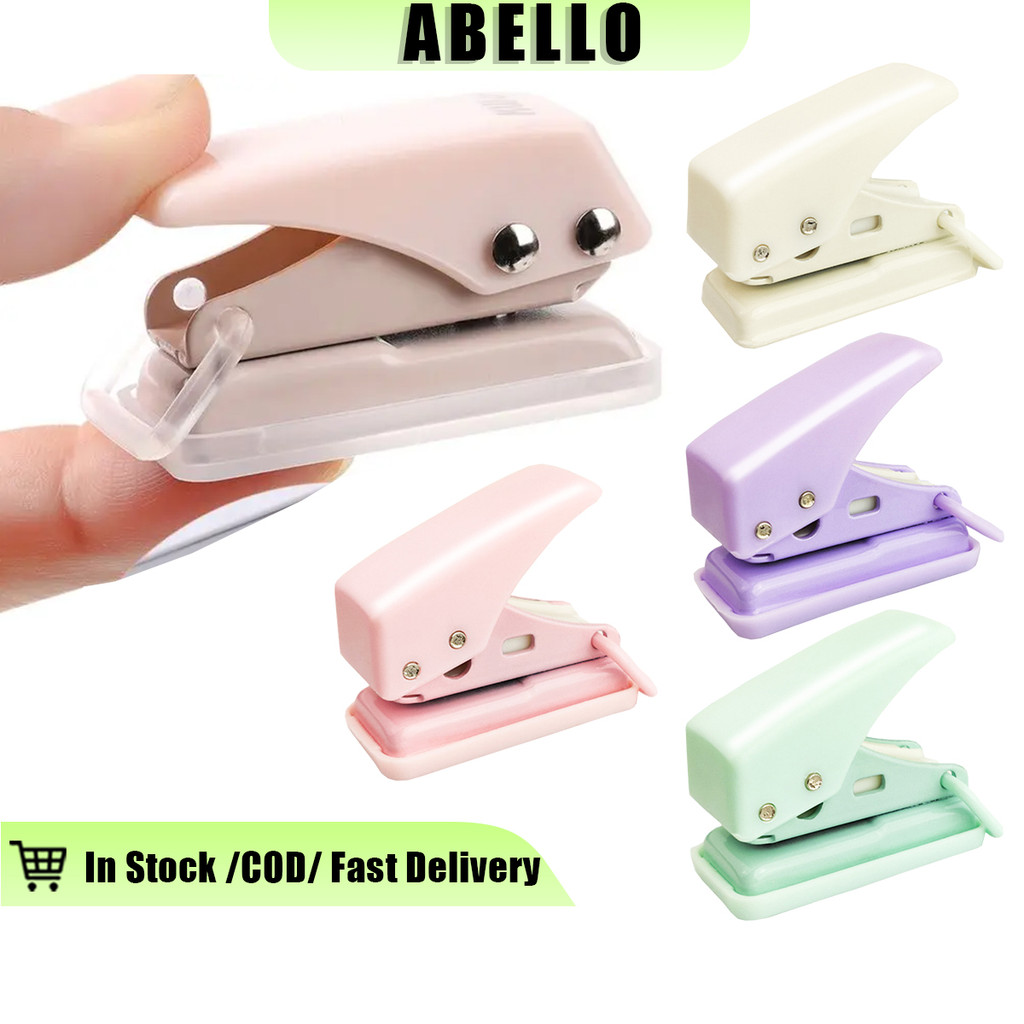 Single Puncher 6mm Mini Hole Puncher Ticket Puncher Circle Hand Held ...
