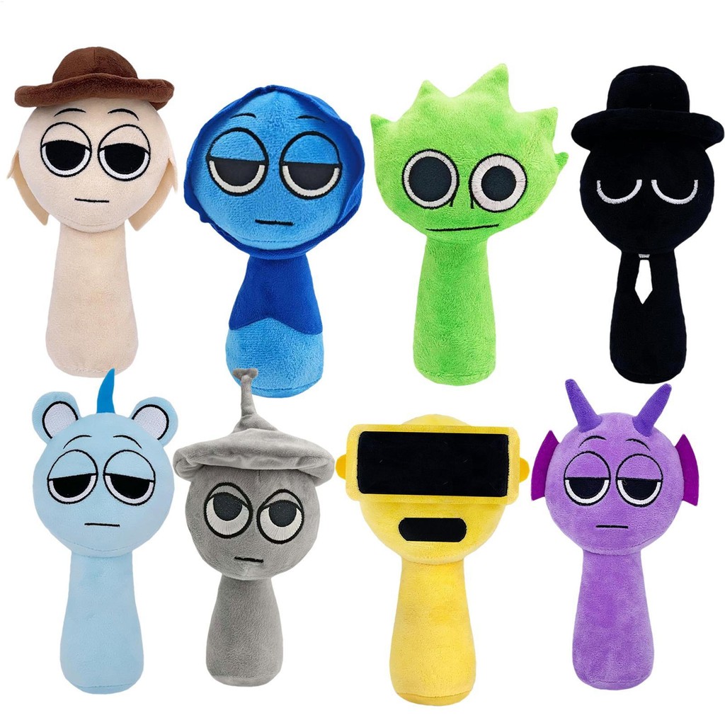 Sprunki Plush Toy Sprunki Incredibox Stuffed Doll Game Peripheral Raddy ...
