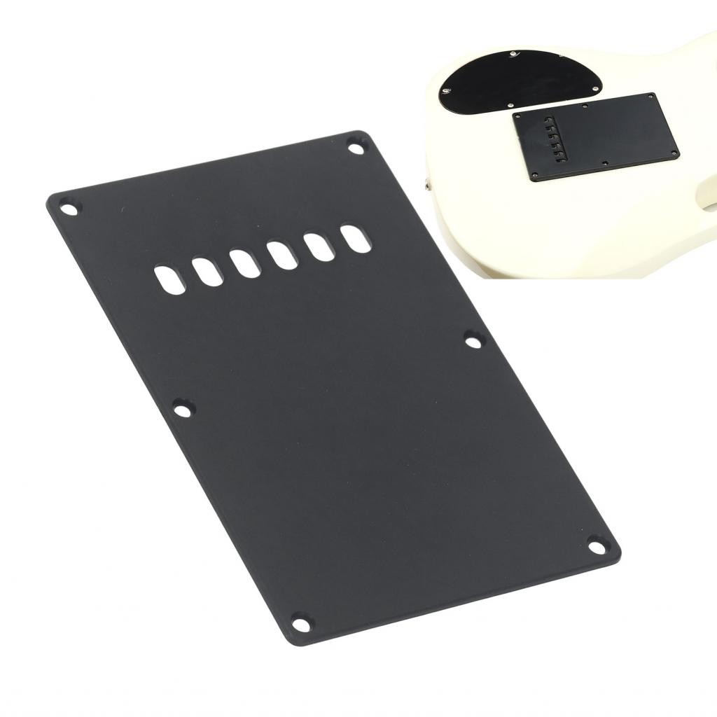 Guitar Back Plate 6 Hole Plastic Tremolo Cavity Cover Backplate For ST ...