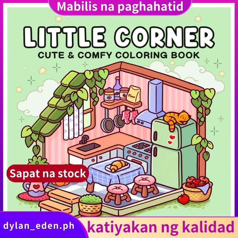 Little Corner: Coloring Book for Adults and Teens Super Cute Design of ...