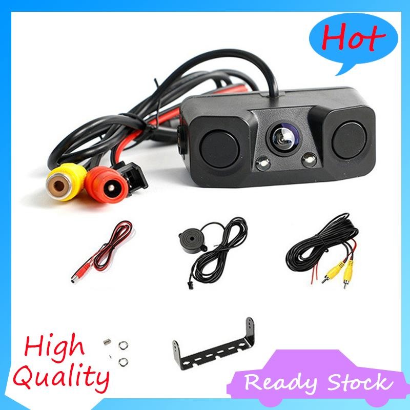 Car Parking Sensor 3IN1 Night Vision 2 Radar Detector Sensors Alarm ...