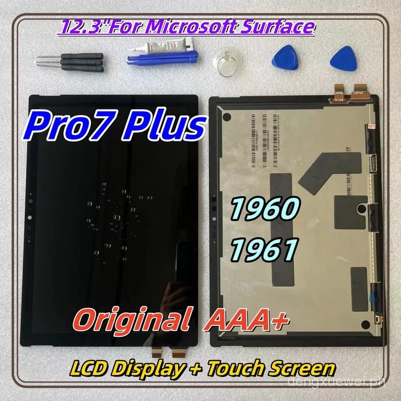 Original 12.3"For Microsoft Surface Pro 7 Plus 1960 Pro7 1866 LCD ...
