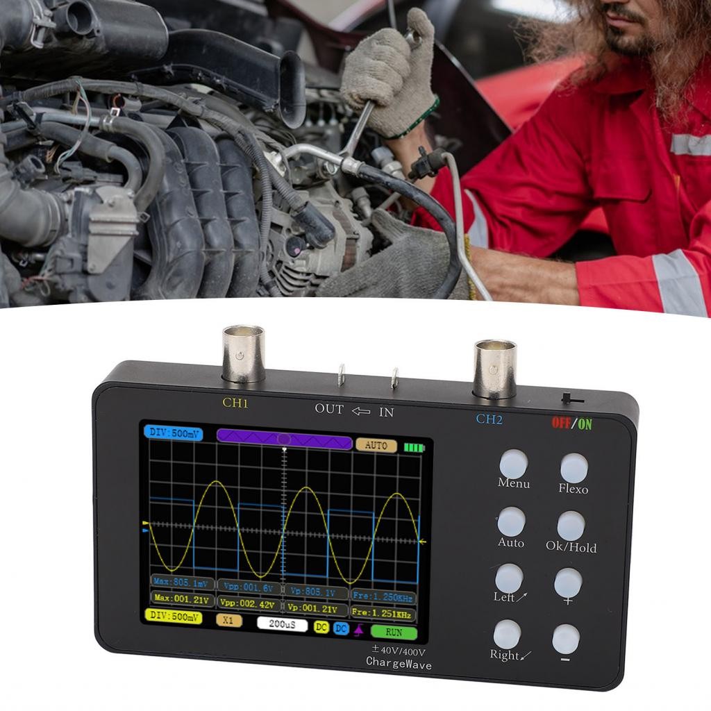 Digital Oscilloscope 2 Channels 50M Sampling Rate Handheld Tablet ...