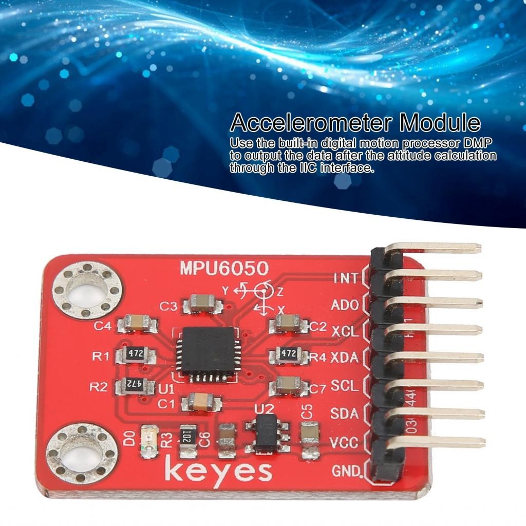 Iuxishop 6 Axis Accelerometer Gyroscope Sensor Module 16 Bit AD ...