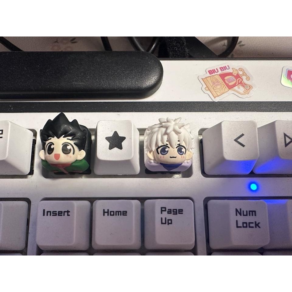 HUNTER×HUNTER Keycap 3D Creative Cute Cartoon MX Switch Mechanical ...
