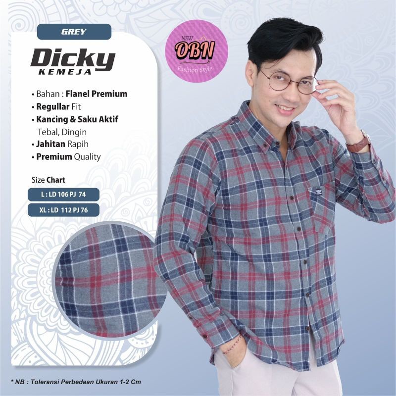 KEMEJA Dicky Latest Men's Shirts By OBNkeisha when | Shopee Philippines