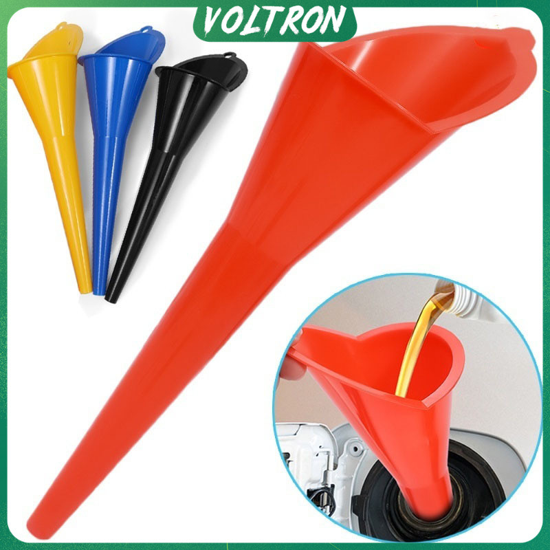 Long Stem Anti-Splash Funnel for Car Motorcycle Gasoline Engine Oil ...