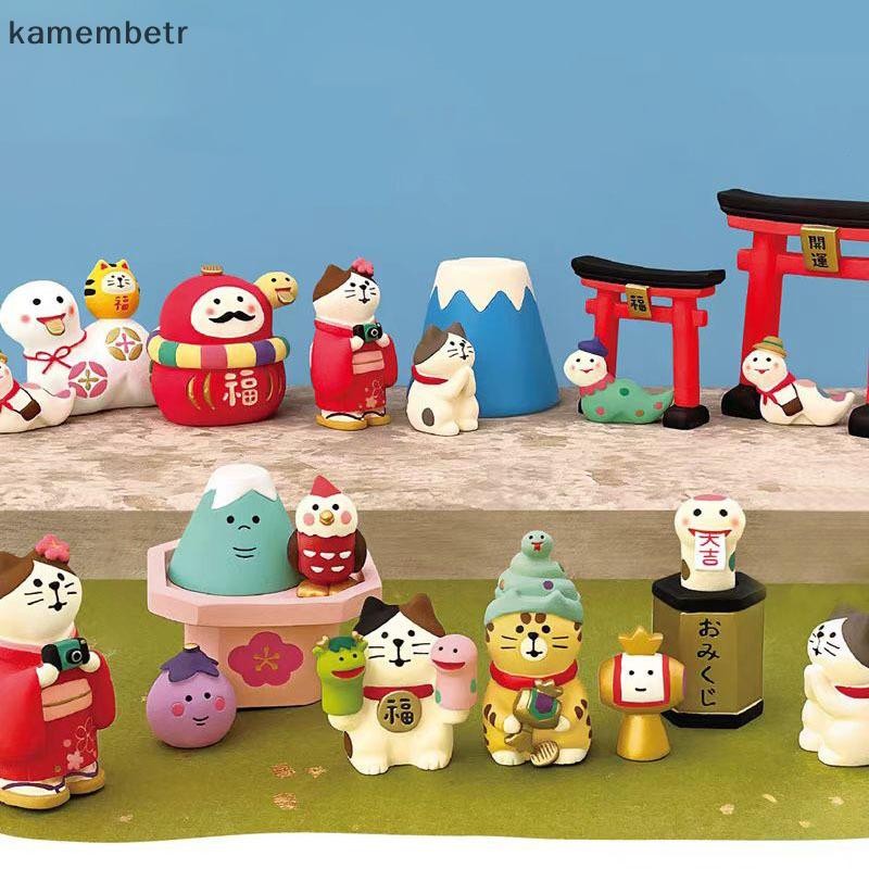 ka Japanese Style ZAKKA Cat Crafts Small Ornaments For Chinese New Year Snake Year Trend Food ...