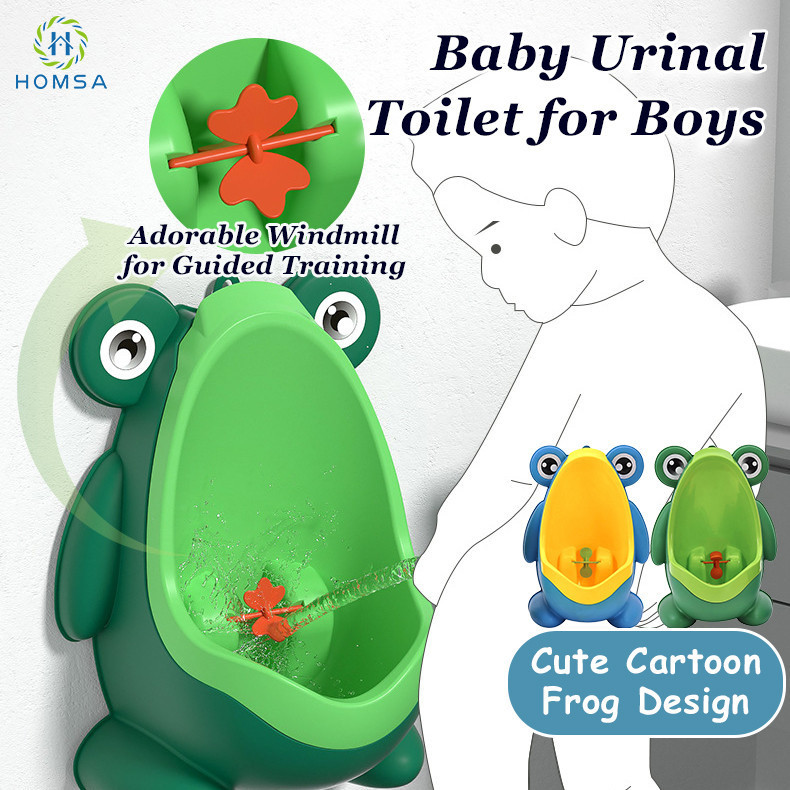 Children Potty Toilet Training Kids Frog Urinal for Boys Pee Trainer ...