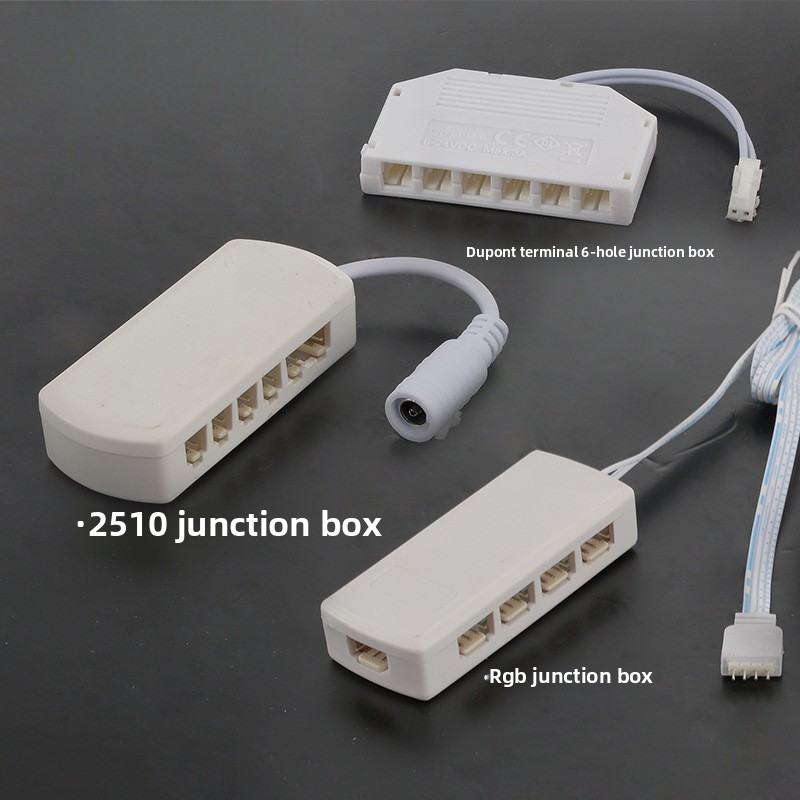 RGB Cabinet Light6Hole2510Terminal Block Multi-hole Dupont Connector ...