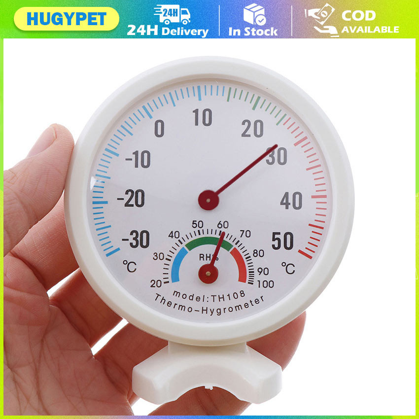 Mini Bell-shaped Scale Thermometer Hygrometer for Home Office Wall ...