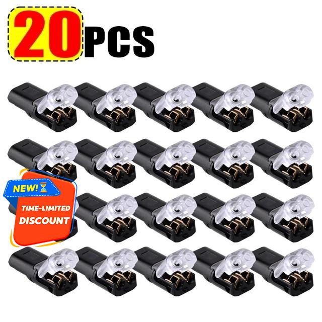 20x 2-Pin Automotive Wire Connector Strip Terminal Car Electrical ...