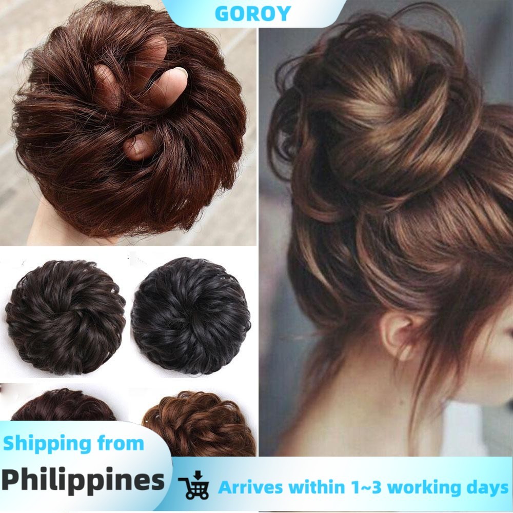 Natural puffy Curly Messy Meatball Hair Bud Head Wig for Women Natural ...
