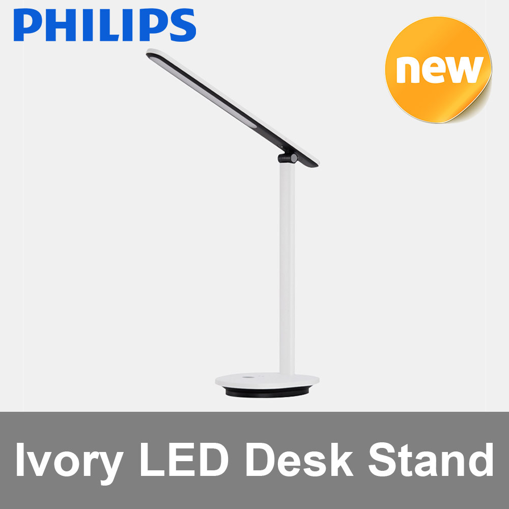 PHILIPS Wireless iVory LED Desk Stand Dimmable Lamp Computer Student ...